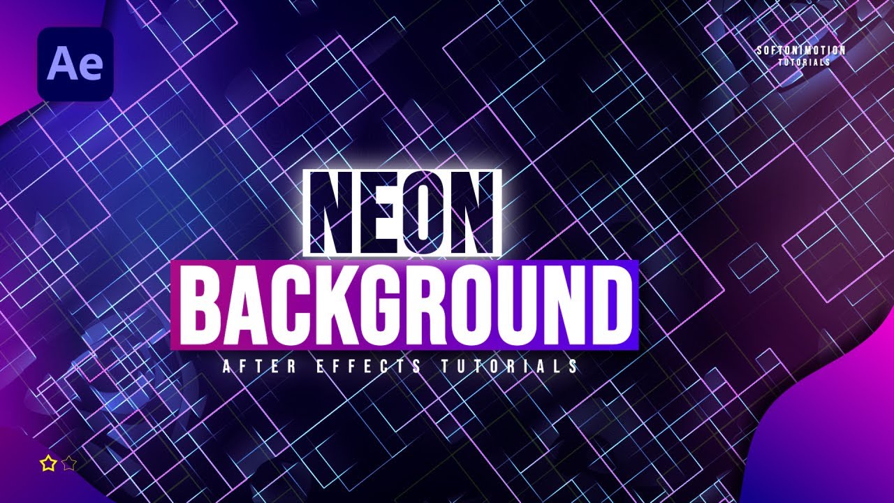 NEON Lights Animation in After Effects - After Effects Tutorial