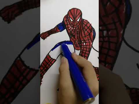 Spider man coloring