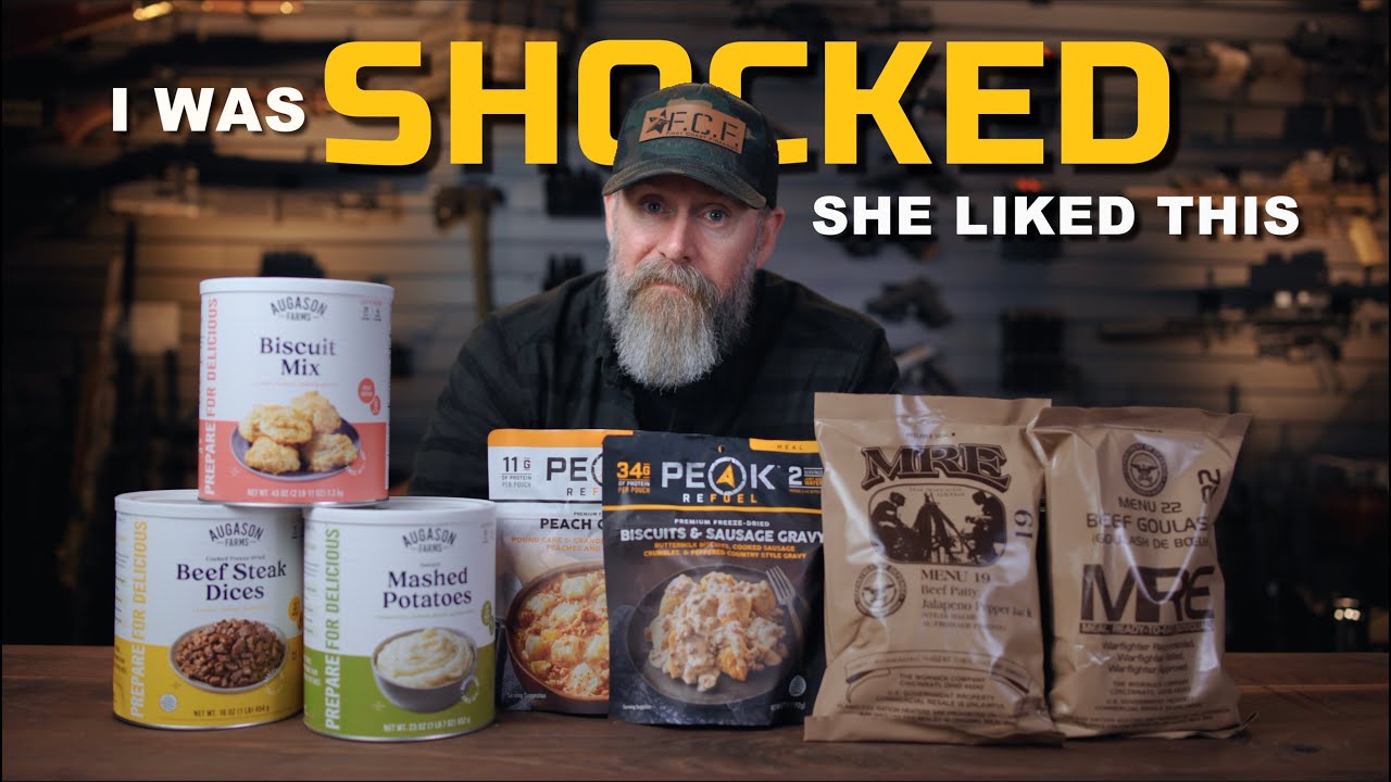 We Taste Test Survival Food So You Don’t Have To  | Whats The Best Freeze Dried, MRE, Bulk Buckets?