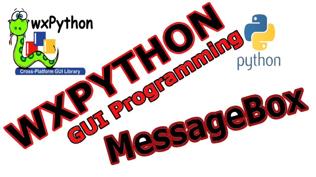 How To Create MessageBox In wxPython  #13