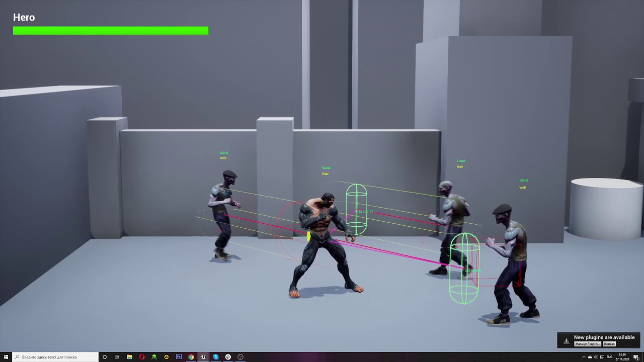 Simple AI navigation system UE4
