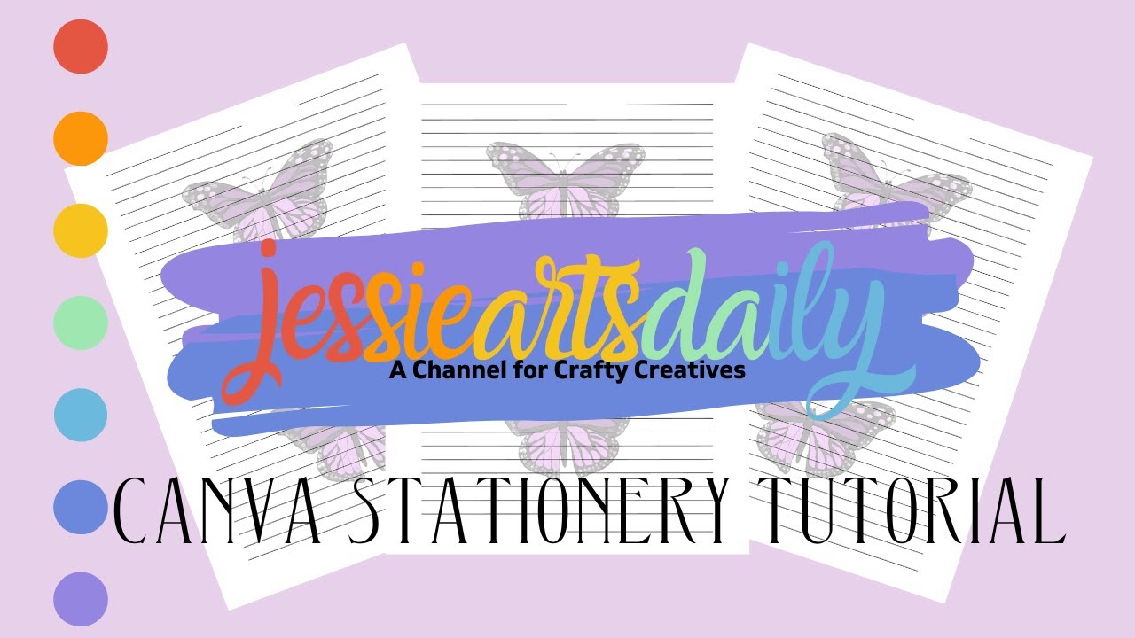 Make Stationery with me in Canva - a Quick Tutorial