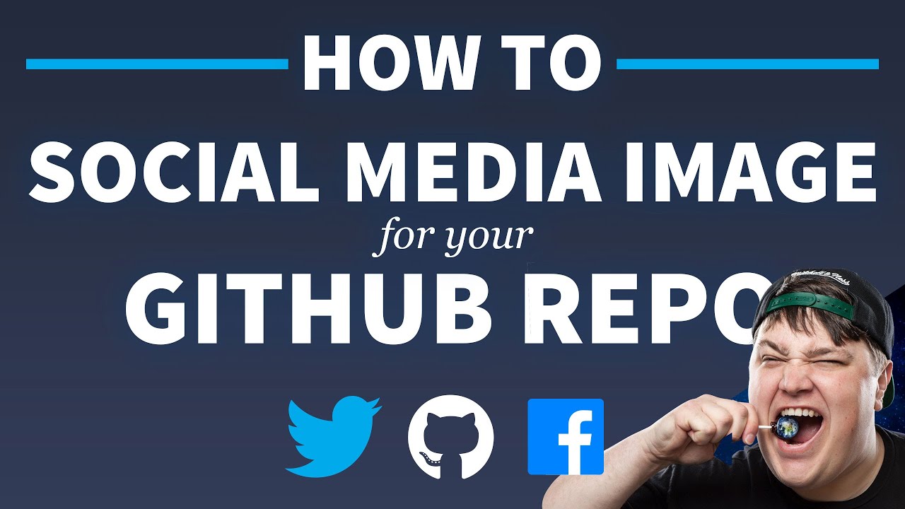 How to Add an Image to Github for a Project's Social Media Preview