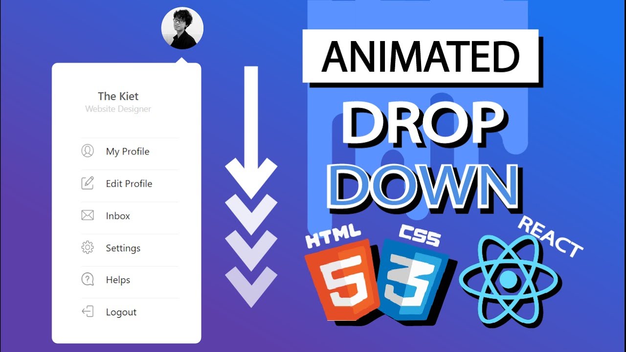 Dropdown Menu - React Tutorial for Beginners