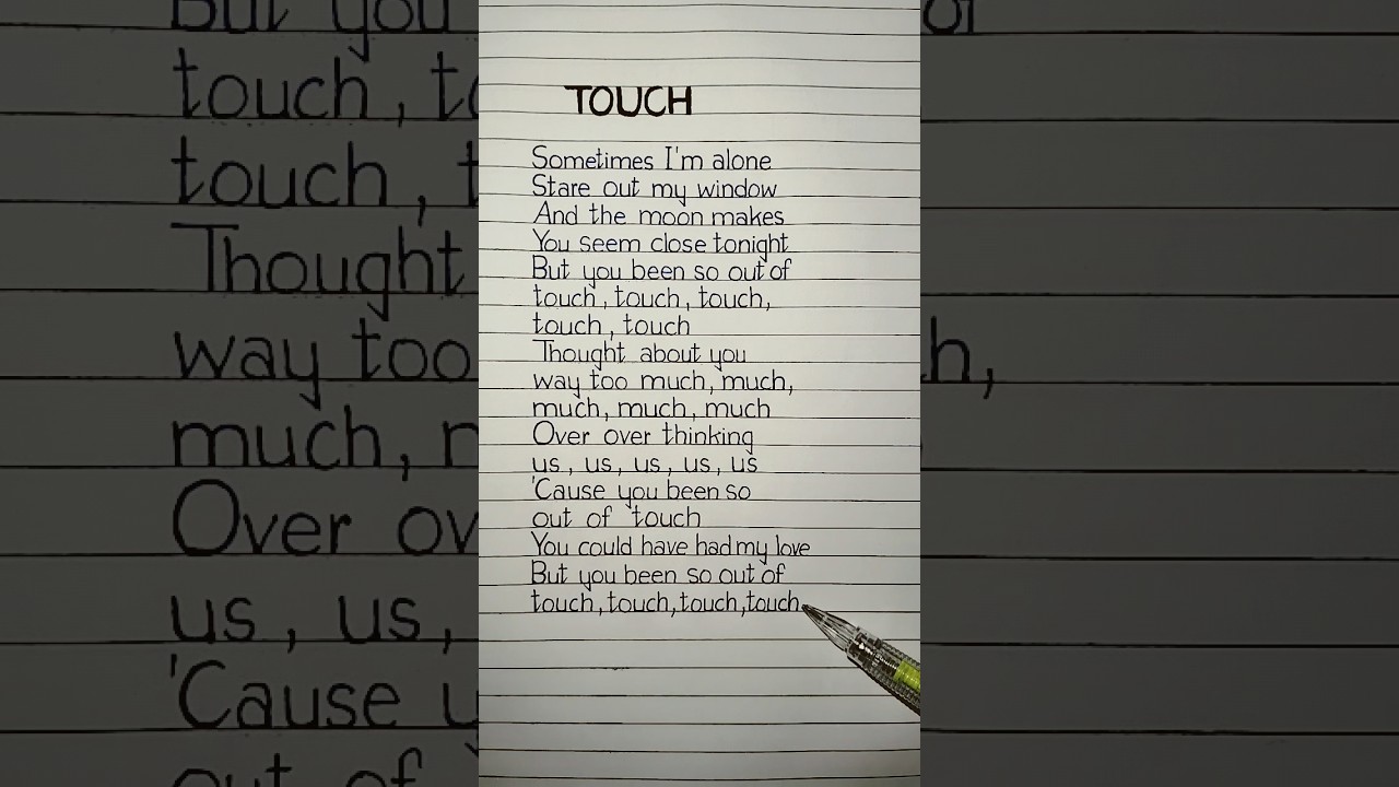 katseye touch lyrics #touch #katseye #lyrics