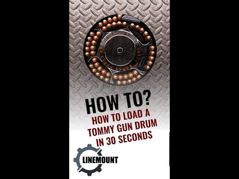 How To Load a Thompson 50rd Drum in 30 Seconds |  #shorts #Tommygun