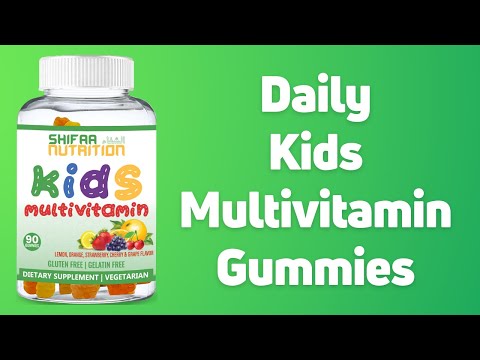 Halal Multivitamin Gummies For Kids | Non-GMO, Gluten-Free, Vegetarian | SHIFAA NUTRITION