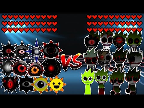Mr Sun Sprunki Monster Evolution vs Owakcx Sprunki Monster Evolution! Meme battle
