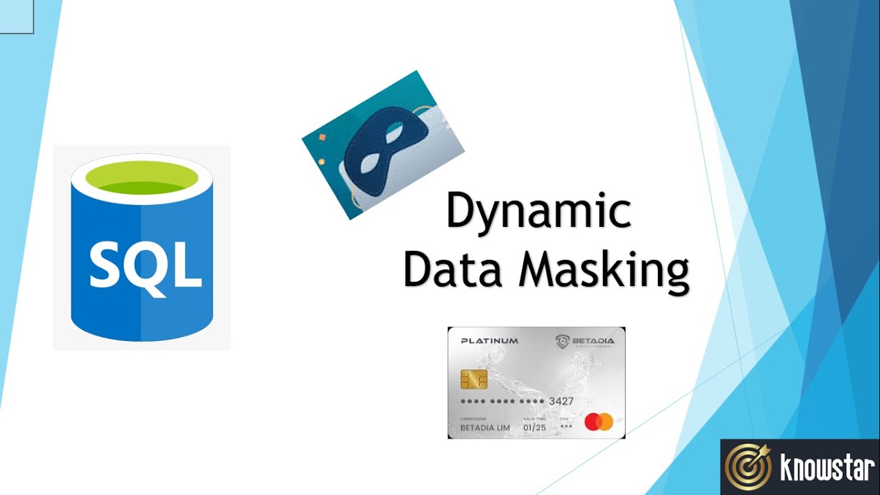 SQL | Dynamic Data Masking | How to mask sensitive data | MS SQL