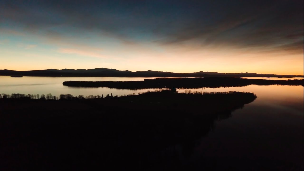 2024 Solar Eclipse Shadow over Lake Champlain Vermont time lapse #eclipse
