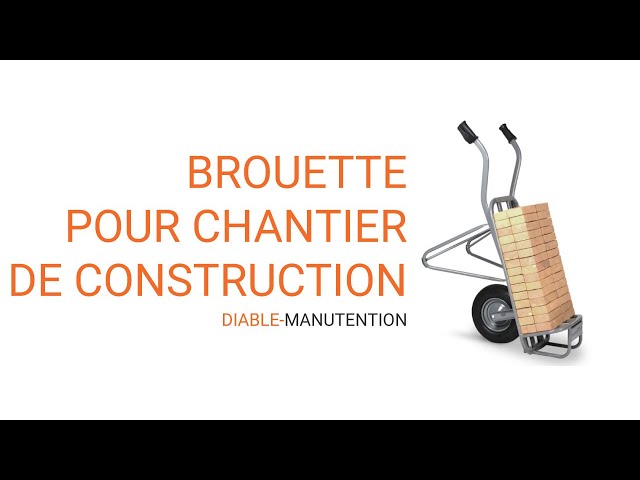 Brouette spéciale briques