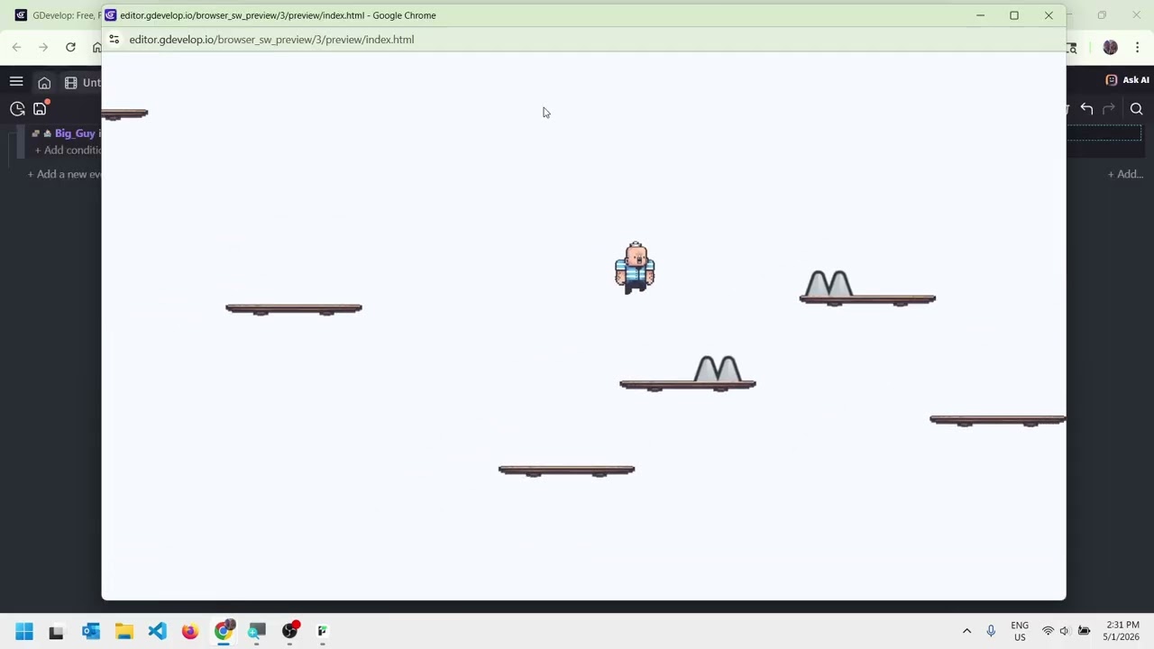 GDevelop video 7 - checkpoints