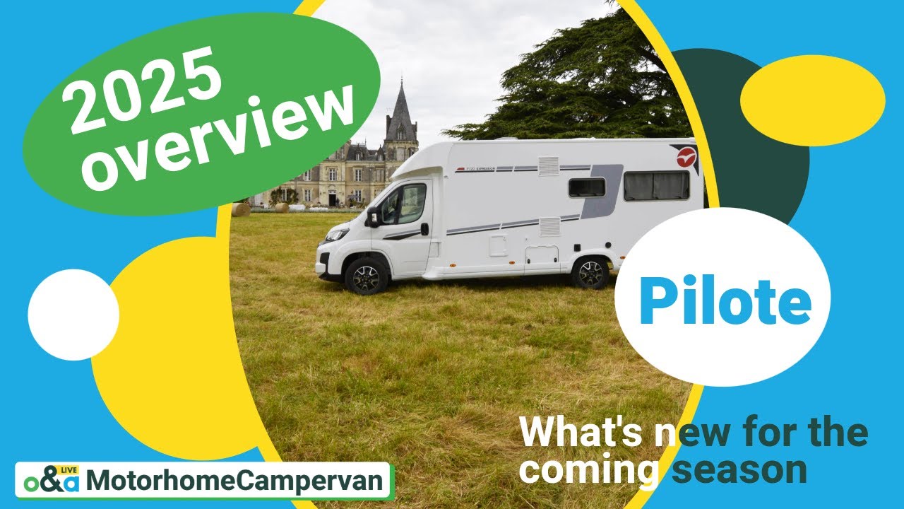 New-season 2025 'vans from Pilote Group, including Joa Camp and Le Voyageur