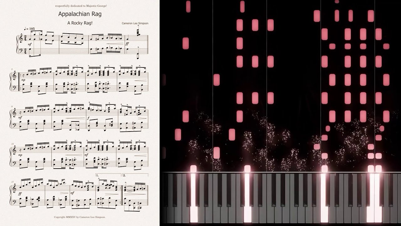 Appalachian Rag – Cameron Lee Simpson – Ragtime Piano