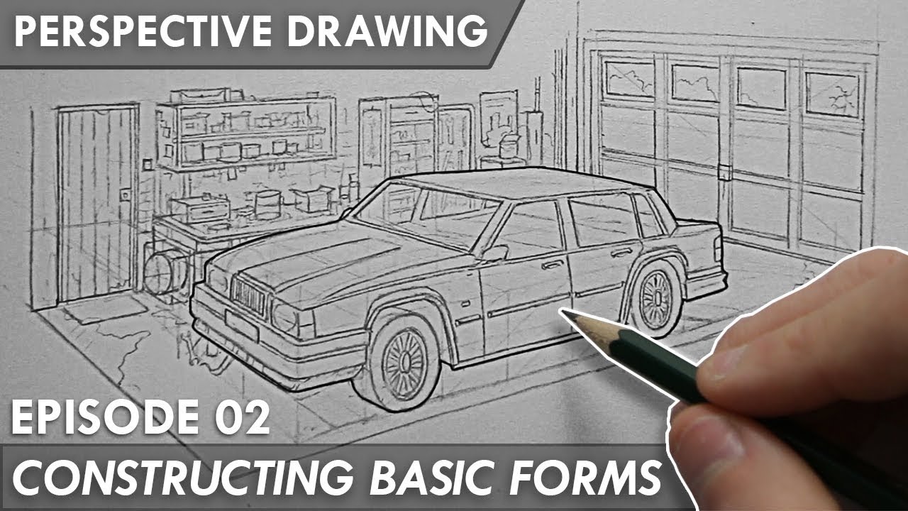 PERSPECTIVE DRAWING 02 - Constructing Basic Forms - Division & Multiplication