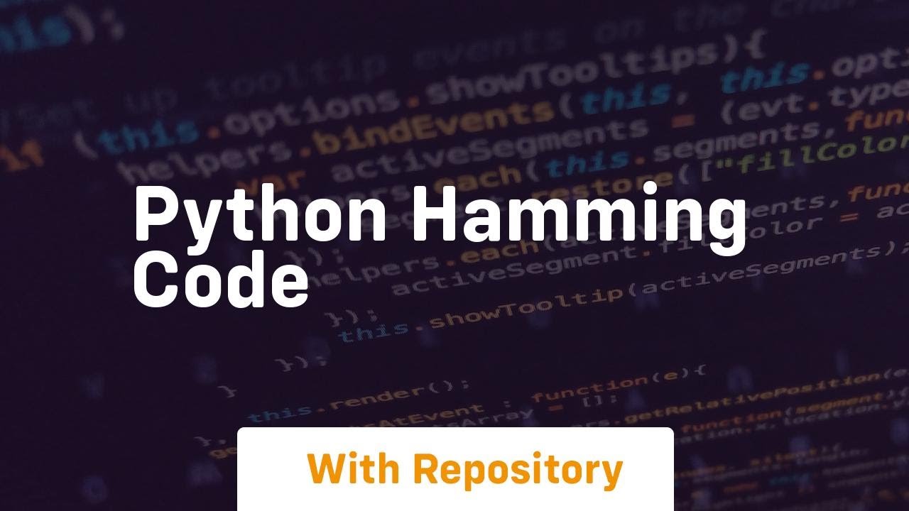 python hamming code