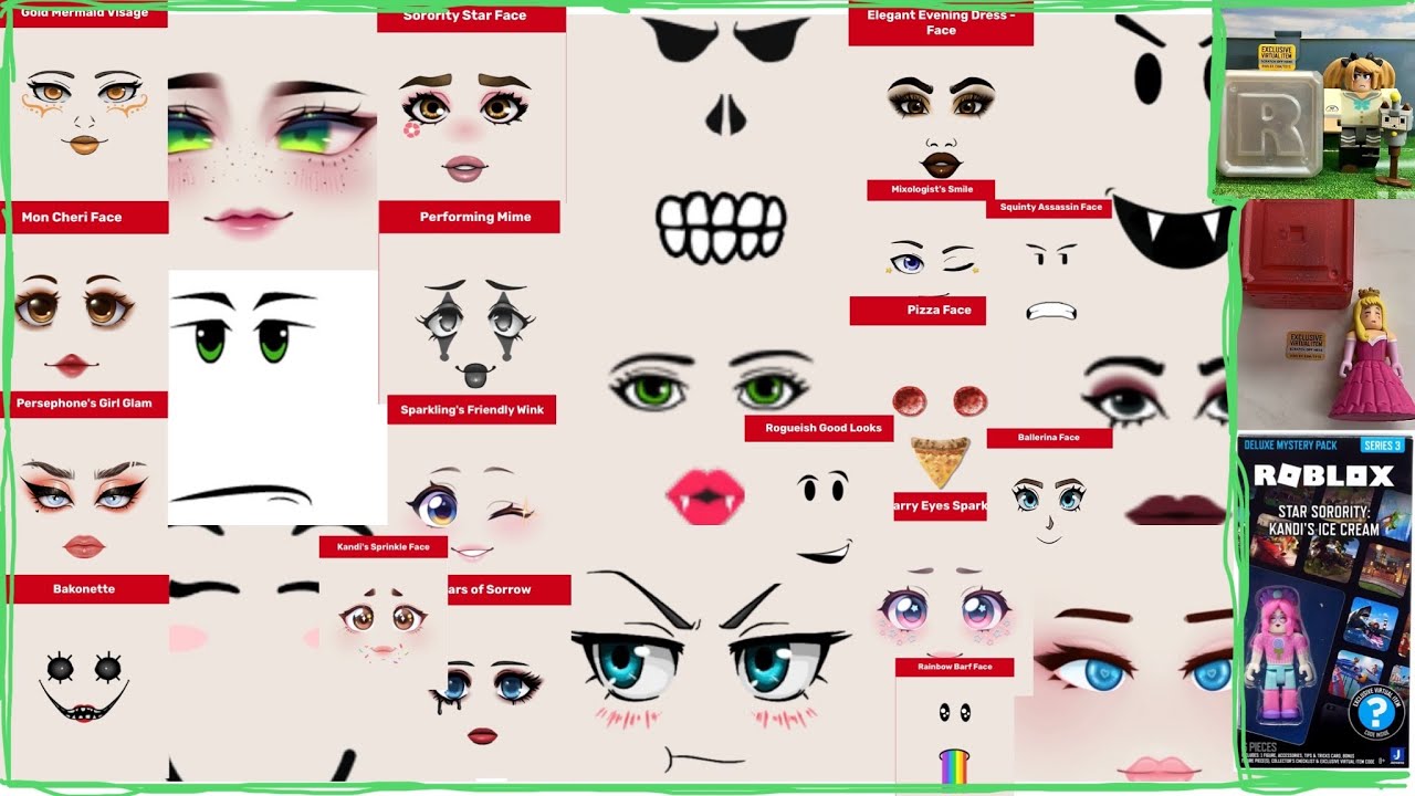 ALL Roblox face codes [Collector’s Guide]
