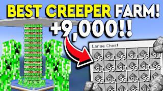 SIMPLE 1.21 CREEPER FARM TUTORIAL in Minecraft Bedrock (MCPE/Xbox/PS ...