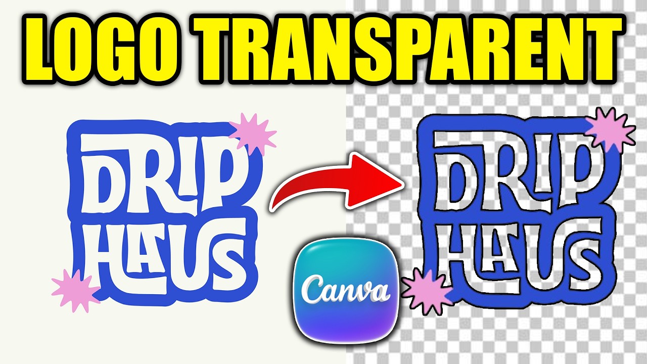 How to Download Logo with Transparent Background (Canva Free & Pro Method)