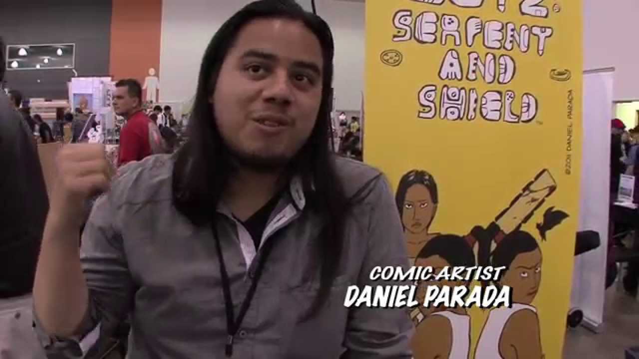 Daniel Parada draws Mayan heroes!