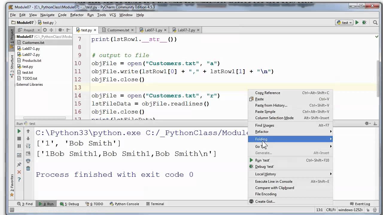 Python Module 07 08 Saving Lists of Data
