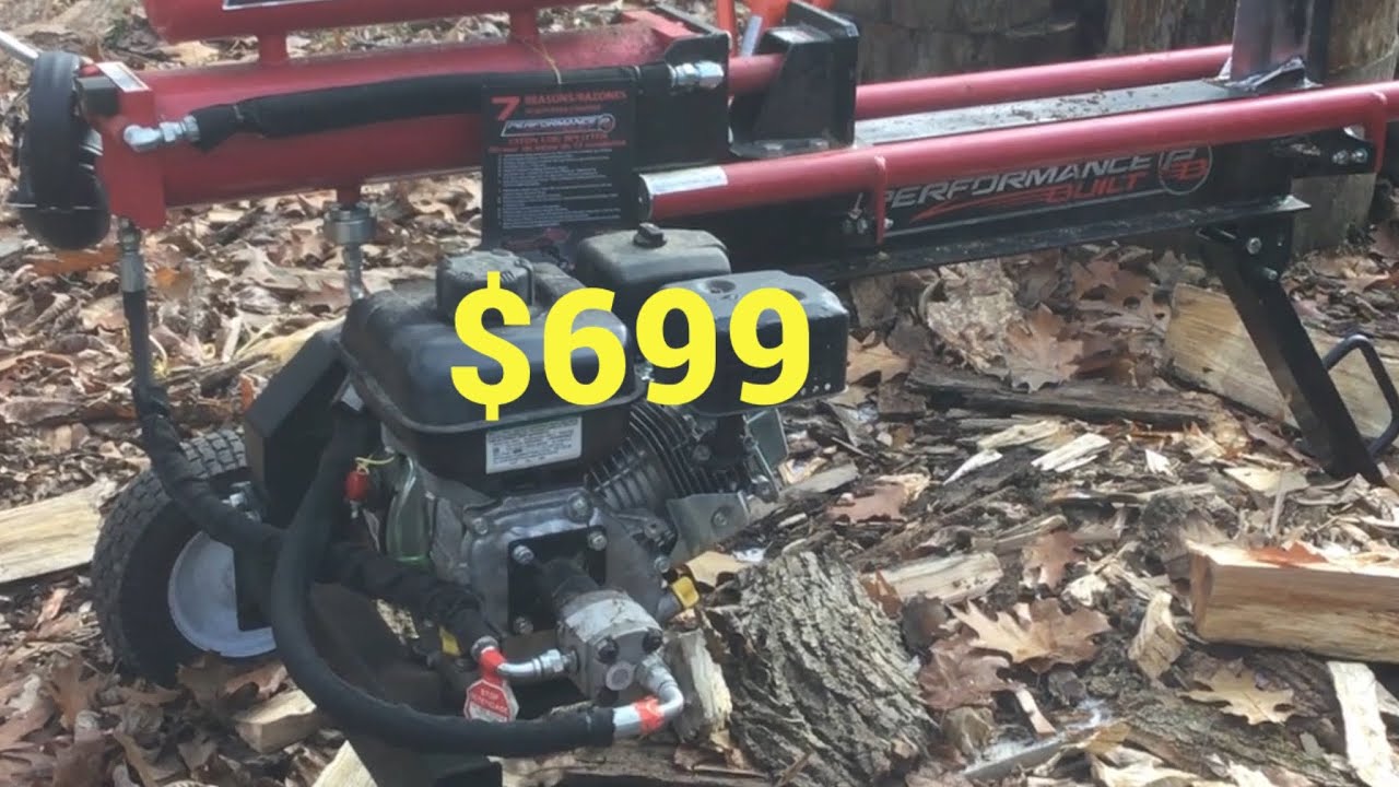 The PERFECT/CHEAPEST Home Owner Log-Splitter at $699? Lowes Performance Built 13-Ton #firewood