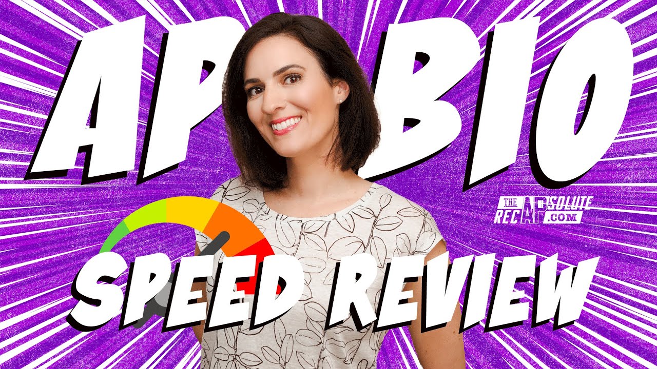 AP Bio Speed Review - ALL 8 Units in Under 15 Minutes!
