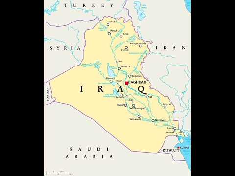 Iraq old and new maps