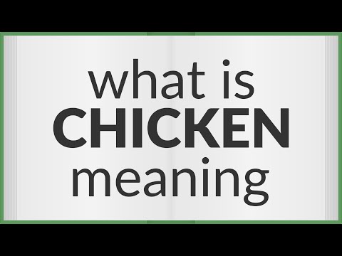 Chicken | meaning of Chicken