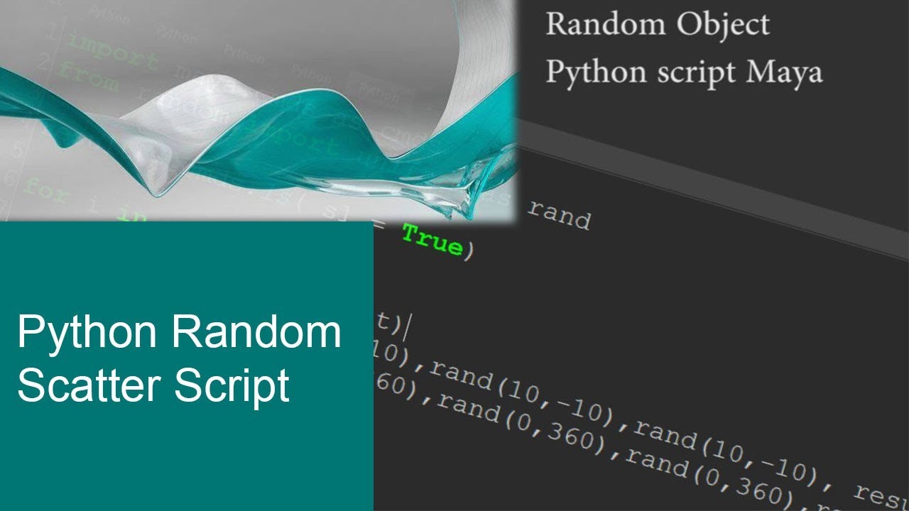 Maya Python random script.