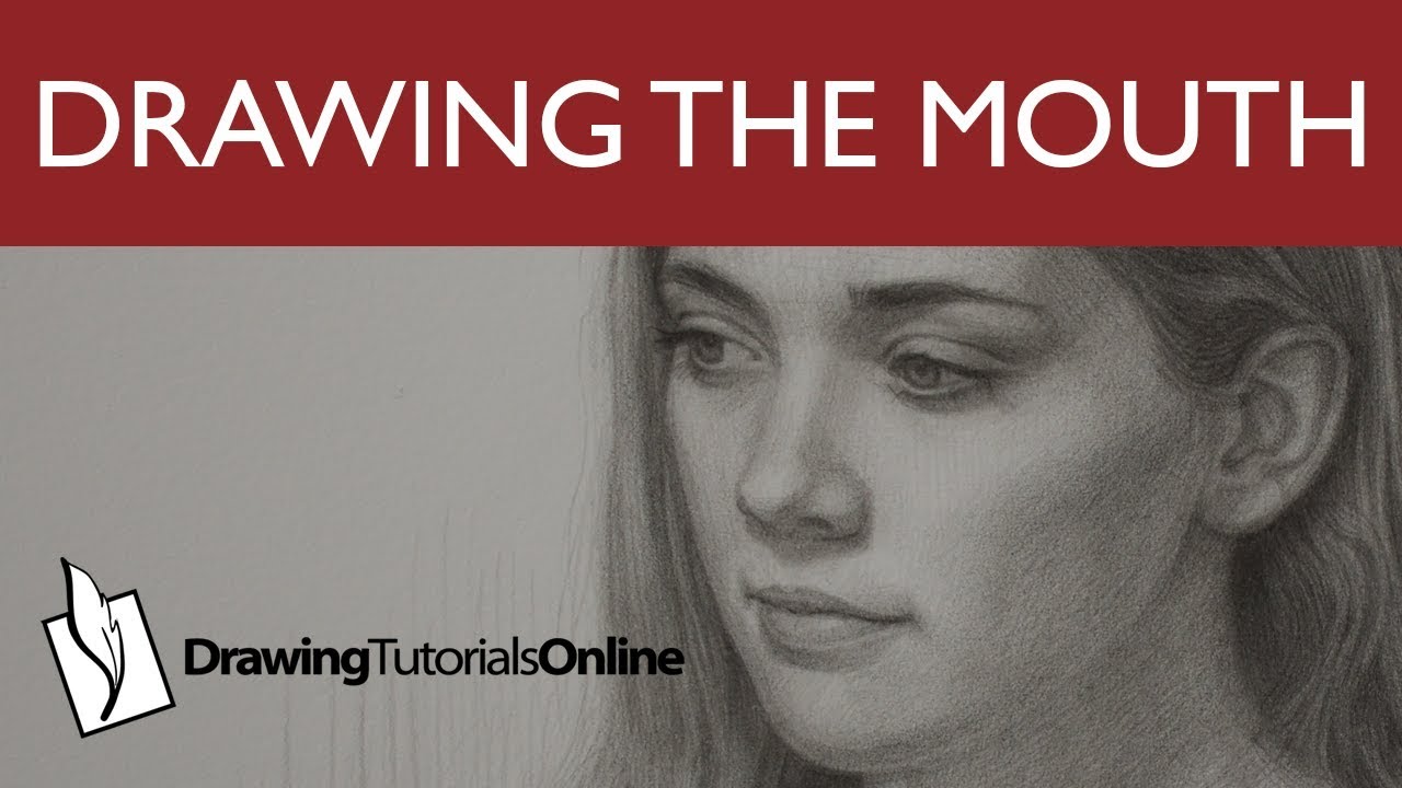 Drawing The Mouth/Lips - Light To Dark