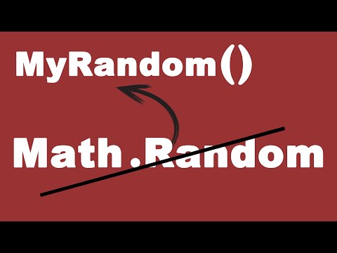 Custom Random number generator JavaScript (Algorithmic Project)
