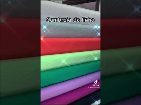 Tecido Cambraia de Linho Puro