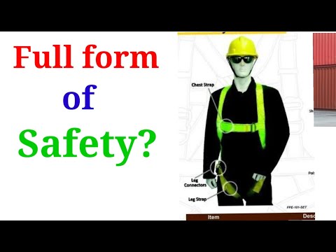 ##what is the full form of safety?