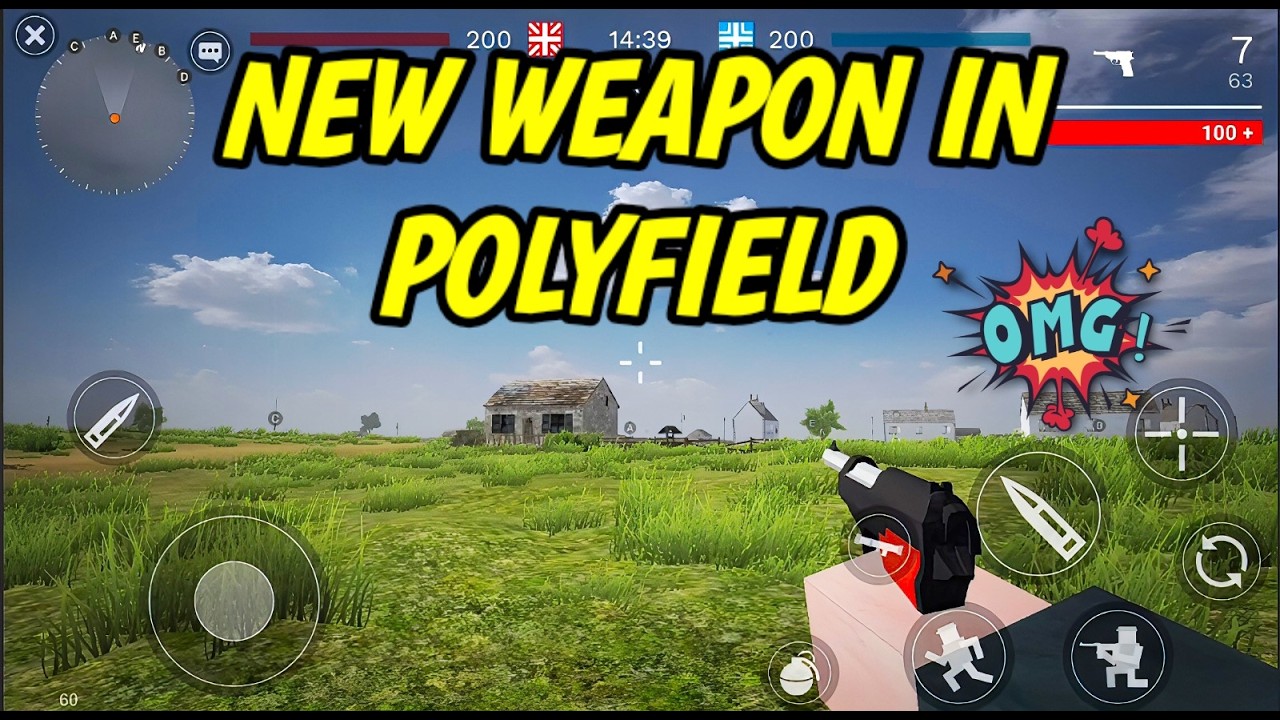 First Look At The New Weapon In Polyfield 0.7.4 Update | Walther P38