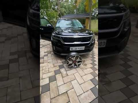 Kia Seltos GTX Plus Alloy Wheels Fitting #shorts #youtubeshorts #shortvideo #kiaseltos