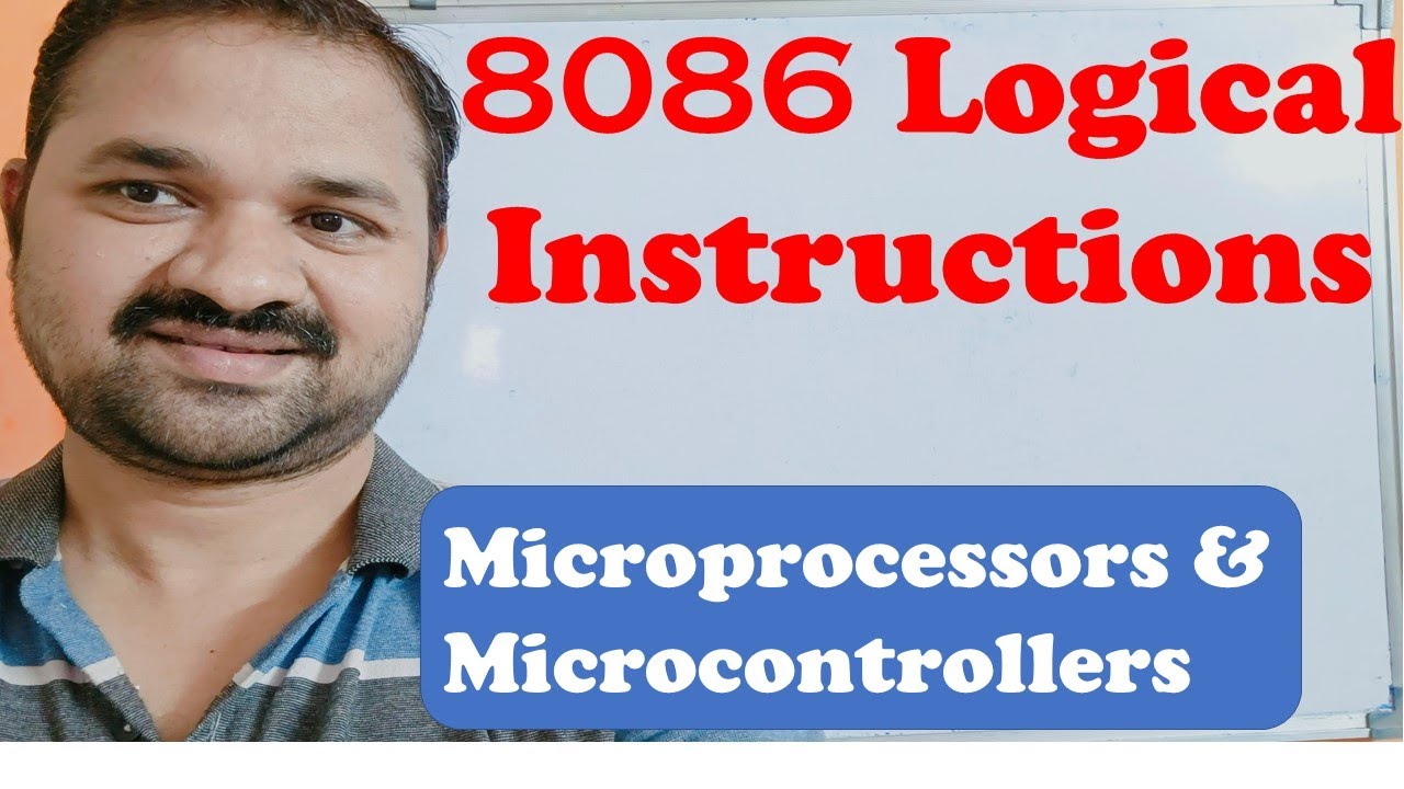 Logical Instructions of 8086 microprocessor || Shift Instructions || Rotate Instructions || MPMC