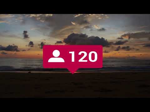 Instagram-followers counter for your own video's