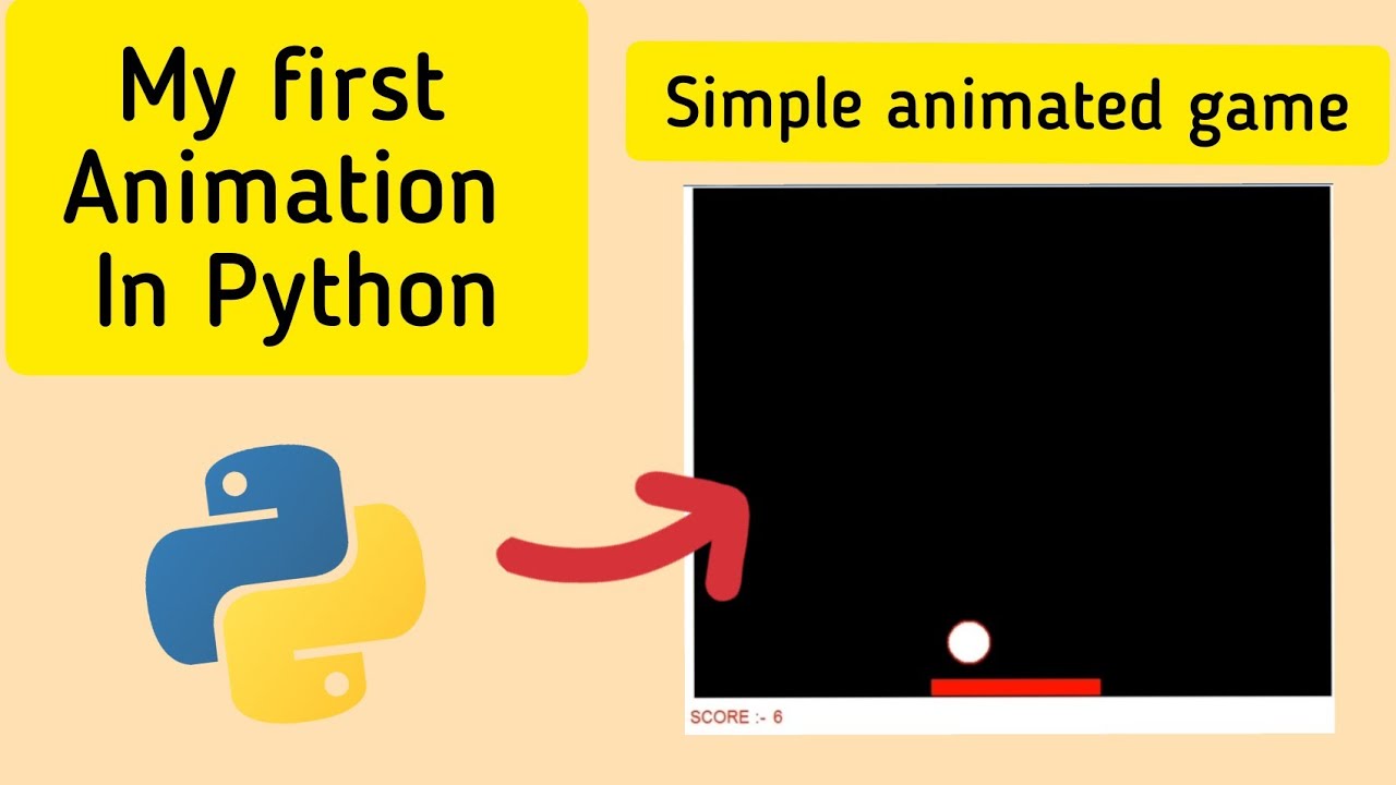 My first animation in Python Animation in python using tkinter module