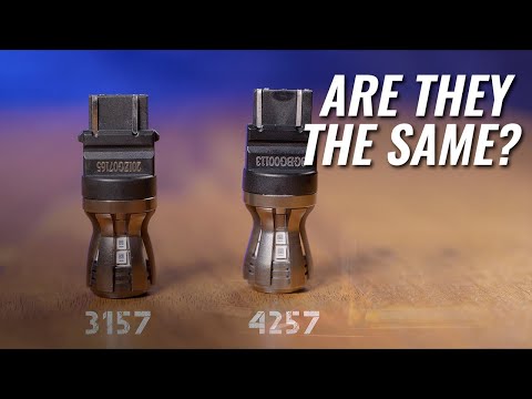 What's the difference between 3157 and 4257 LED bulbs?