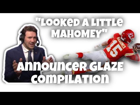 NFL Announcers Glazing Patrick Mahomes Compilation