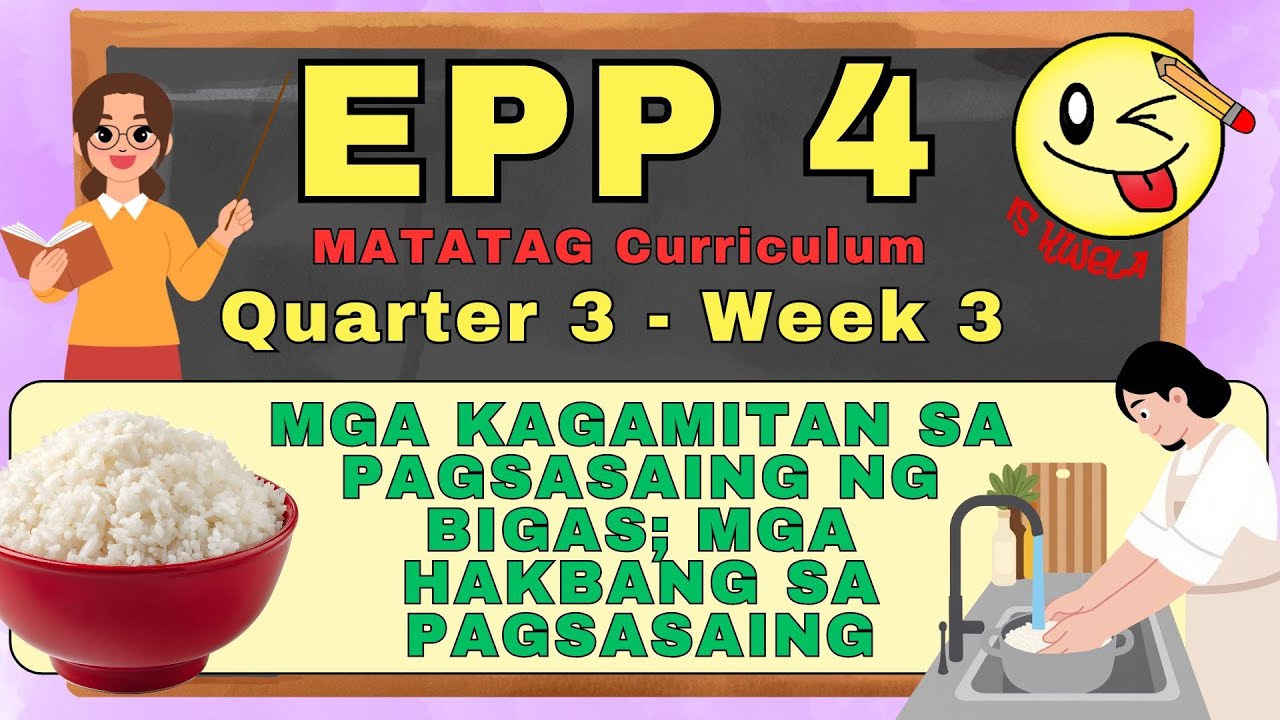 EPP 4  MATATAG Curriculum Quarter 3 - Week 3 (Lesson Slides)