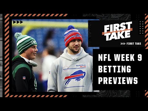 🏈 NFL Week 9 betting previews with Joe Fortenbaugh 🏈 | First Take