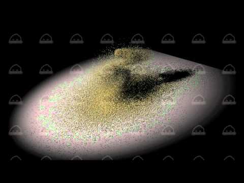 Furryball rendering nParticle geometry instances