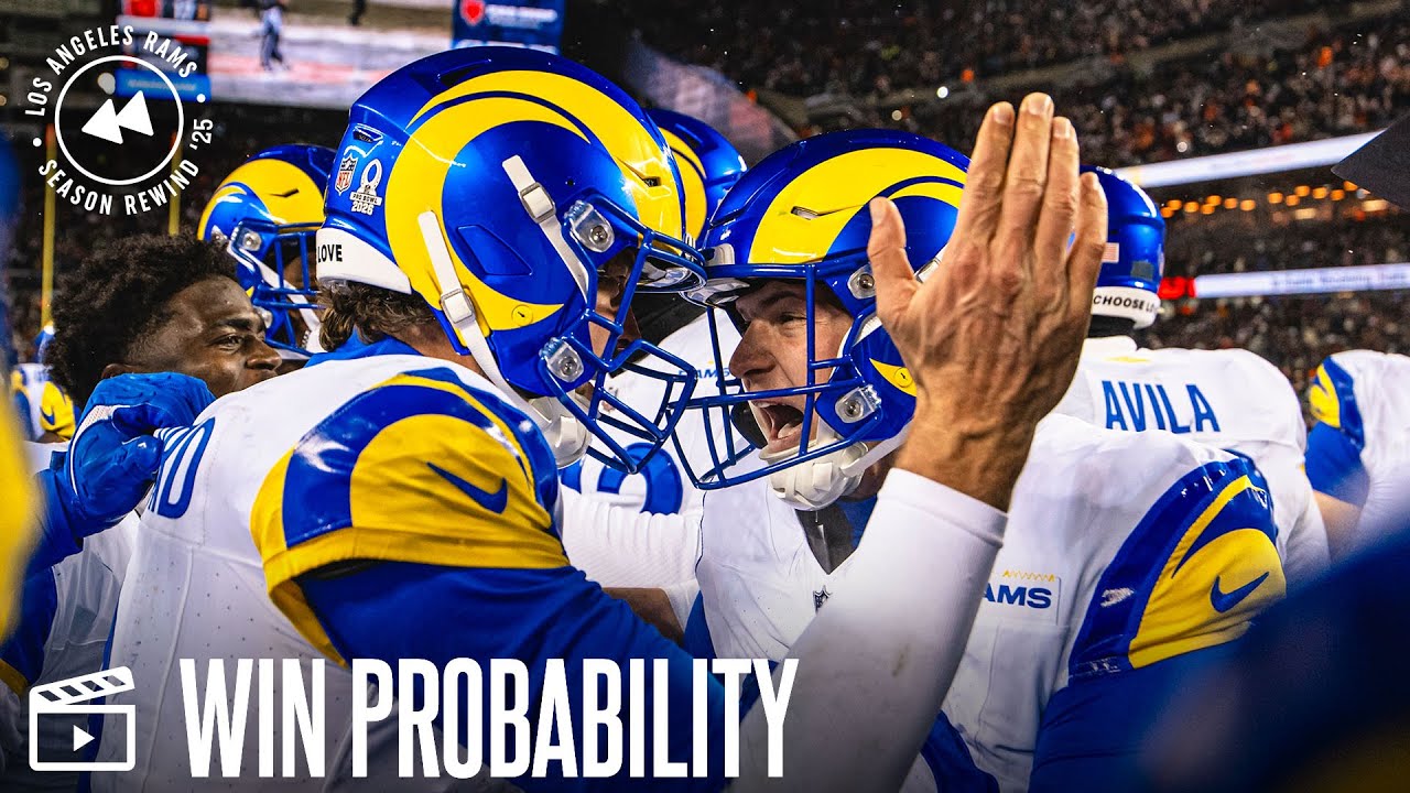 Next Gen Stats: Top Rams Plays In 2025 That Changed Win Probability In Real Time