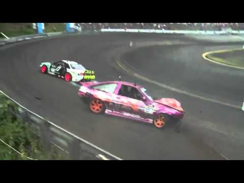 JOHN RUSSAKOFF vs MATT POWERS @ Top 32 battle for Top 16 Formula Drift Wall NJ