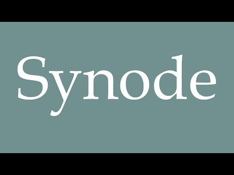 How to Pronounce ''Synode'' (Synod) Correctly in French