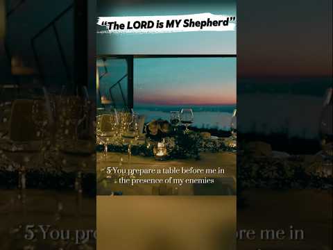 "Peace begins when we follow the Shepherd 🕊️ #Psalm23 #GodIsGood #love #jesuslovesyou #lordiscoming