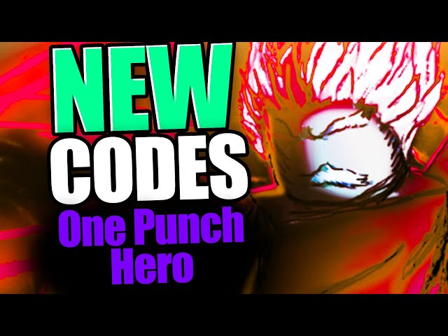Roblox One Punch Hero Codes (August 2023): Free Rewards