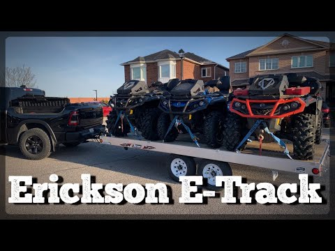 The Best Way To Tie Down Your ATV/UTV - Erickson E-Track!